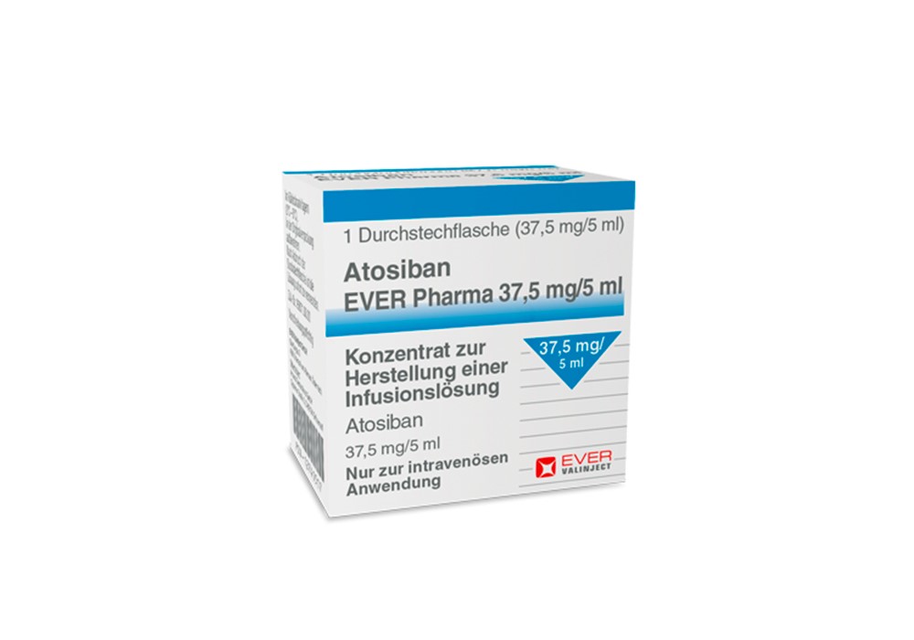 Atosiban EVER Pharma Injektionslösung / Konzentrat zur Herstellung ...